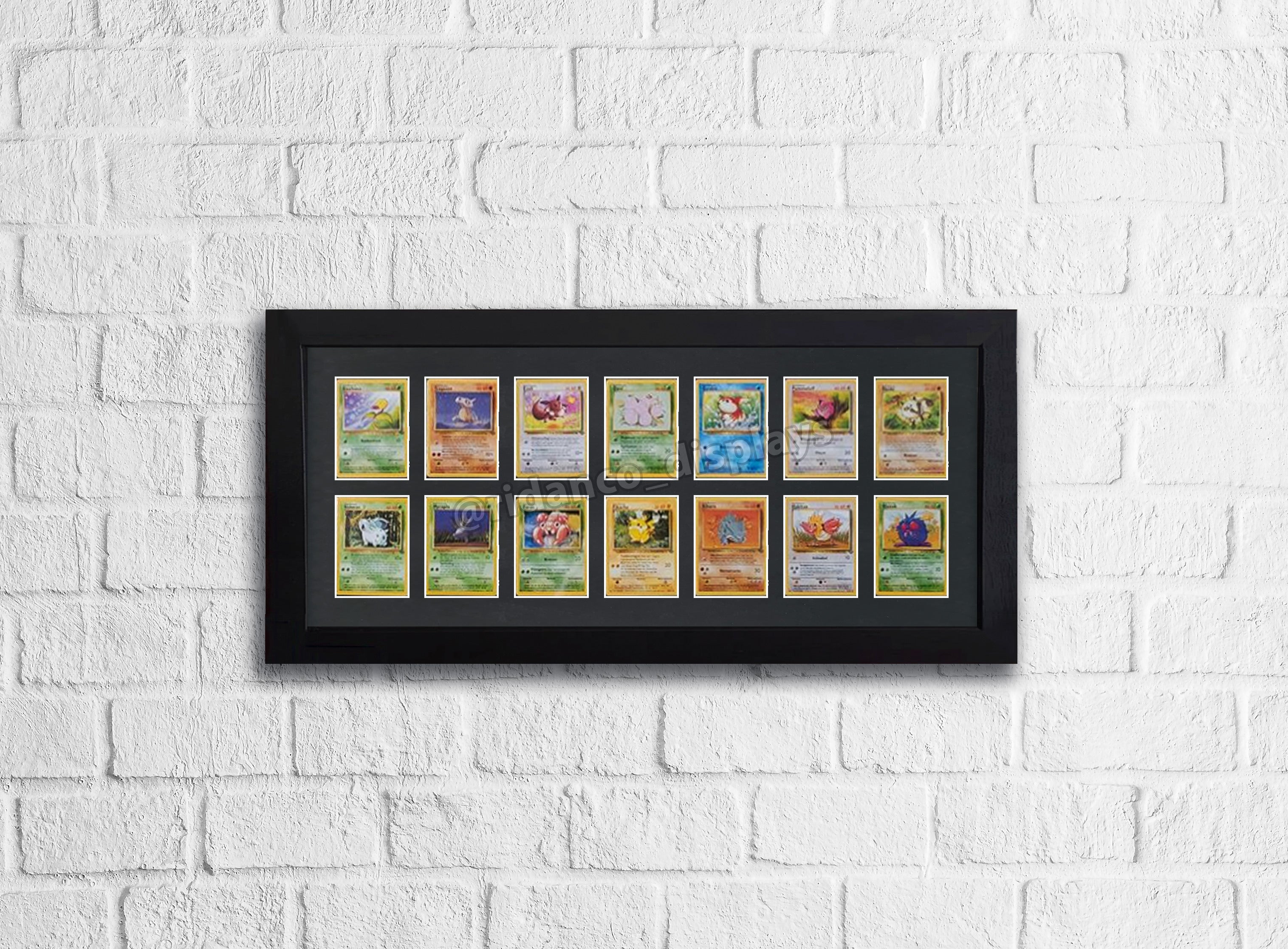 14 Raw Trading Card Display Frame | Black, 22x22mm – Ridanco Displays