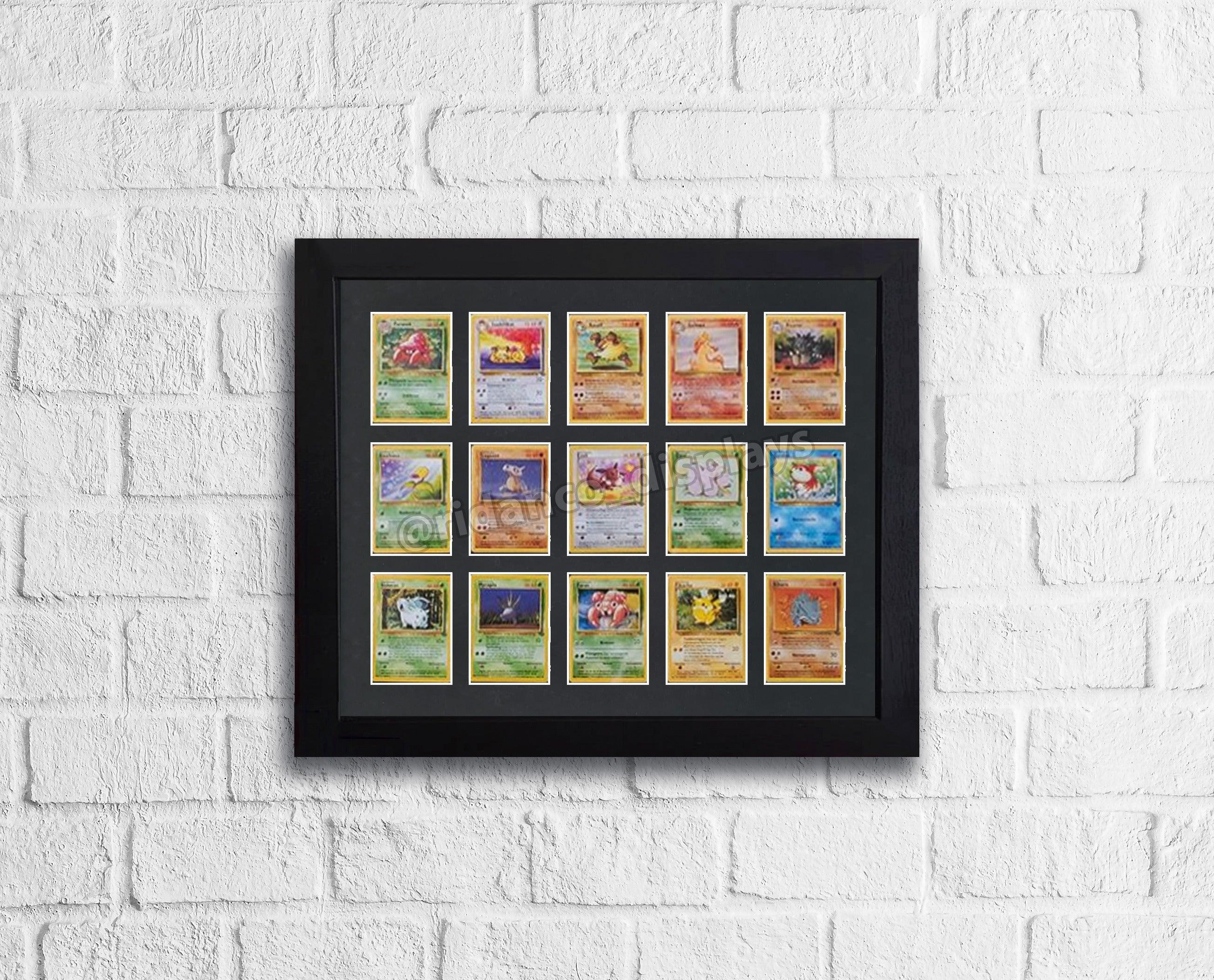 15 Raw Trading Card Display Frame | Black, 22x22mm – Ridanco Displays