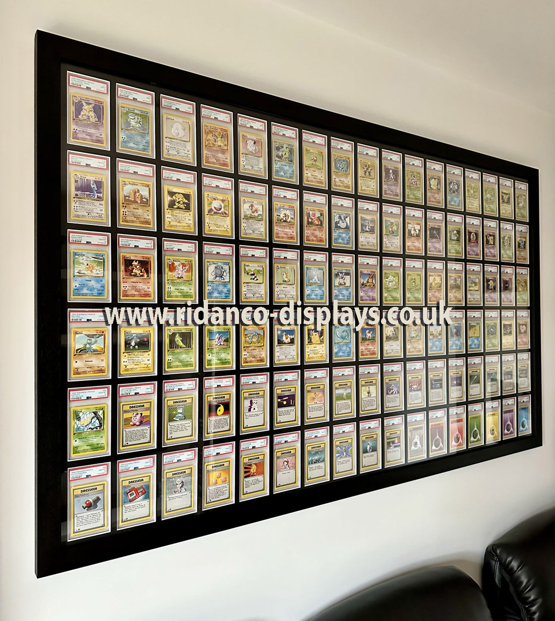 Custom quote 'Large Graded Card Slab Frame | Black' – Ridanco Displays